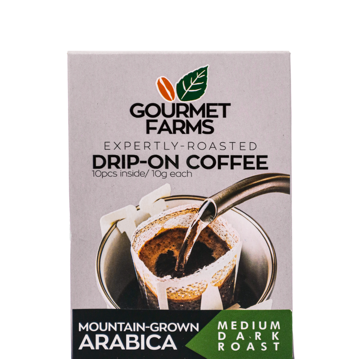 Gourmet Farms Expertly Roasted Drip-On Coffee (Mountain-grown Arabica ...