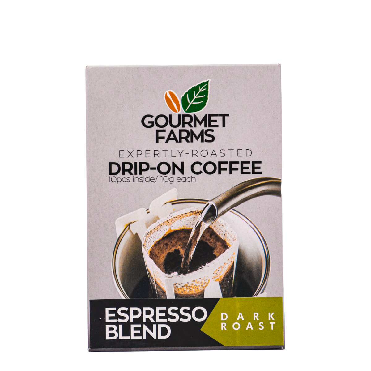 Gourmet Farms Expertly Roasted Drip-On Coffee (Espresso Blend ...