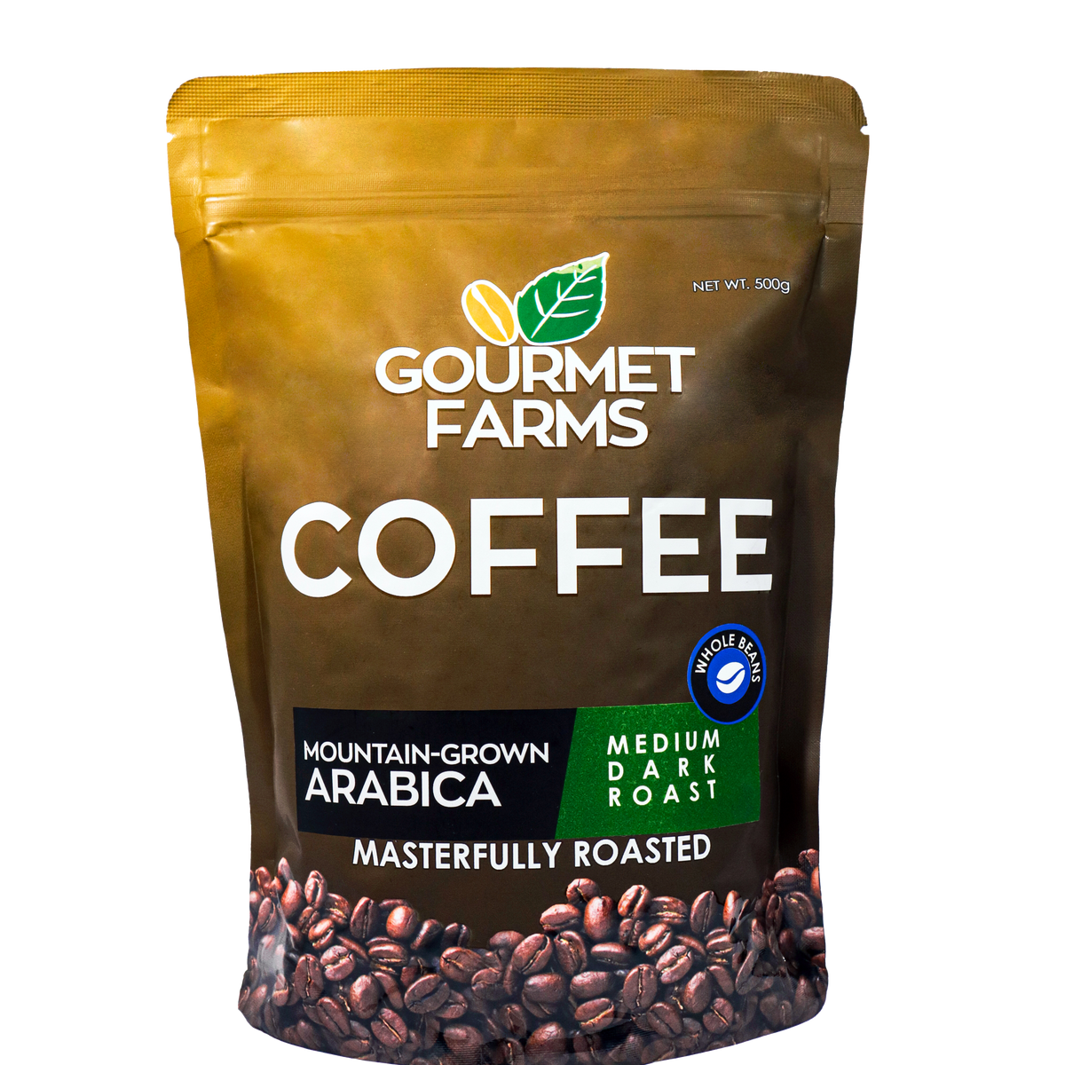 Gourmet Farms Coffee Mountain-grown Arabica Whole Beans – Gourmet Farms ...